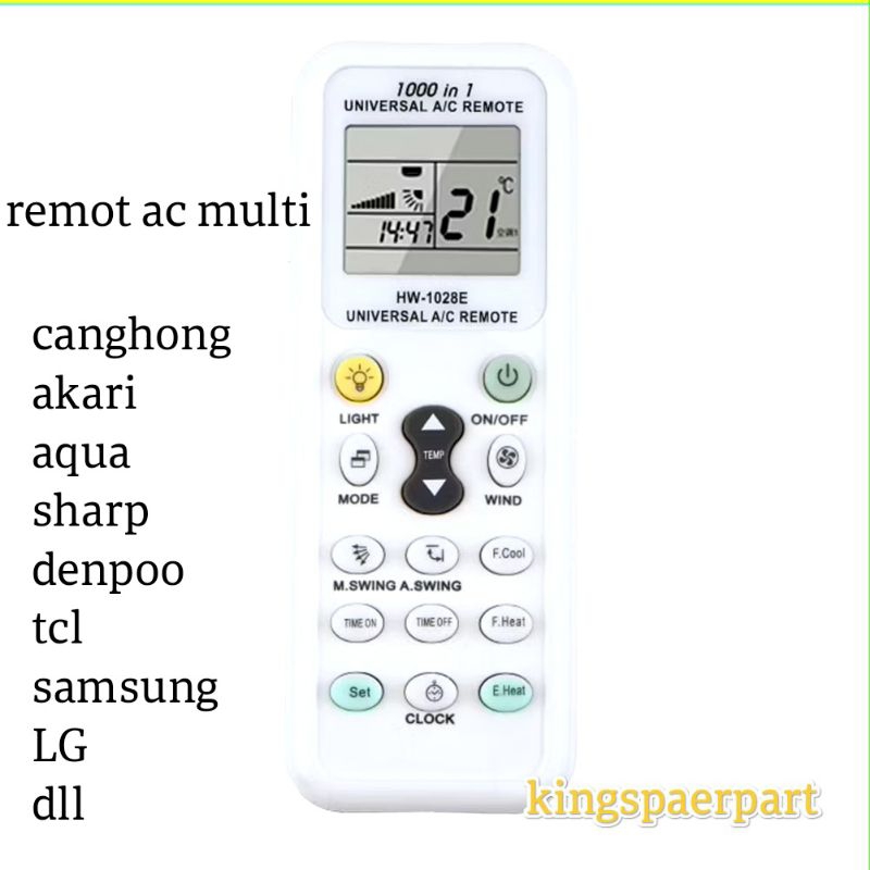 Jual Remot AC multi(universal) | Shopee Indonesia