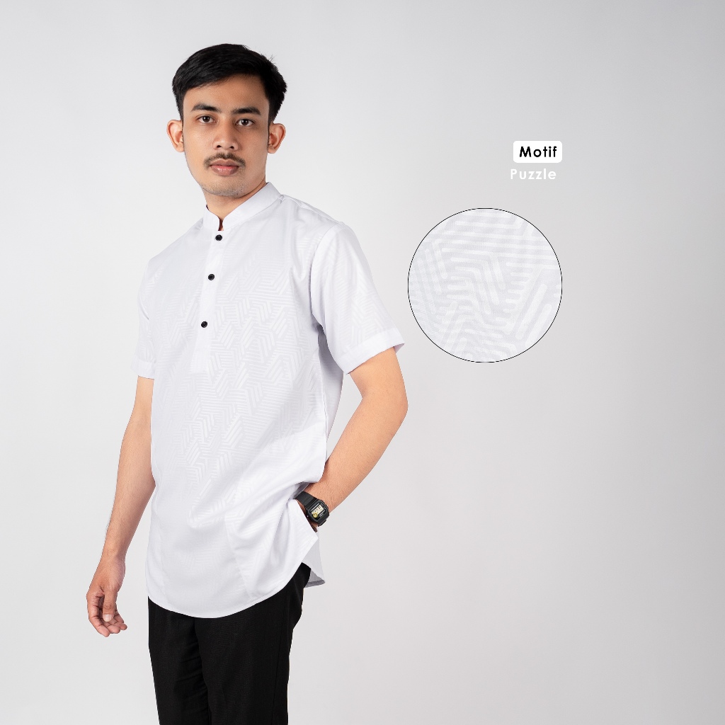 Jual KHAF97 Pakaian Muslim Pria "ZAUQI PUZZLE" Gamis Kurta Pria Dewasa ...