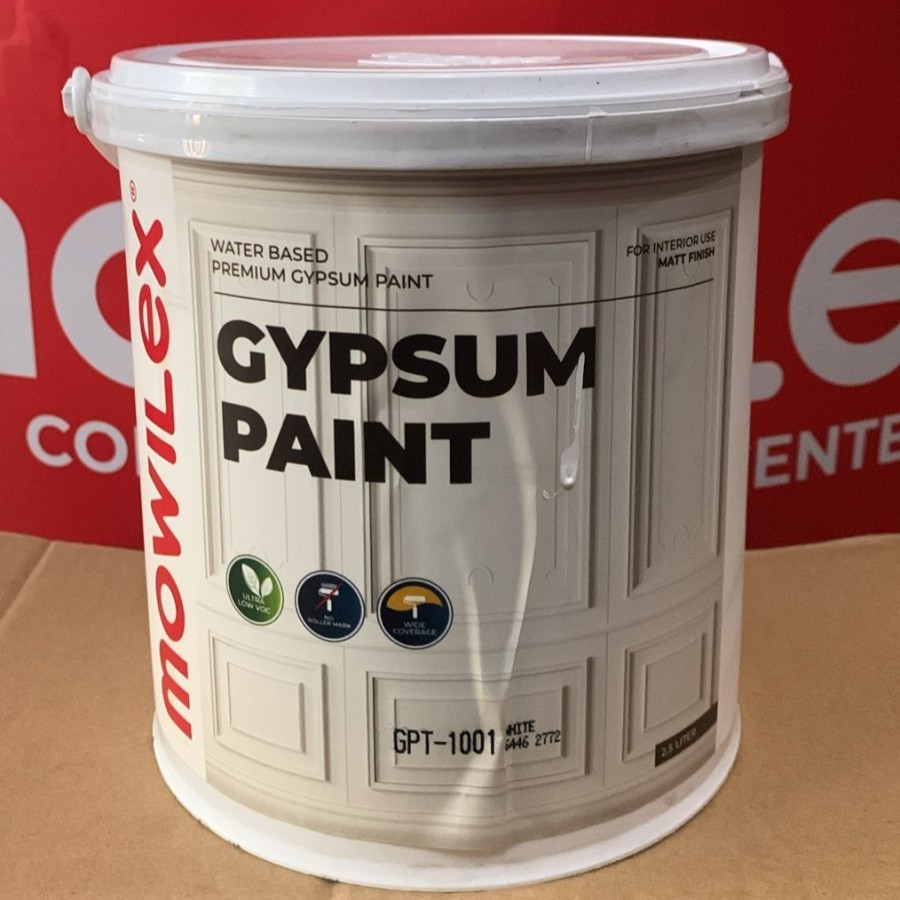 Jual Cat Plafon / Ceiling MOWILEX GYPSUM PAINT warna White Putih ...