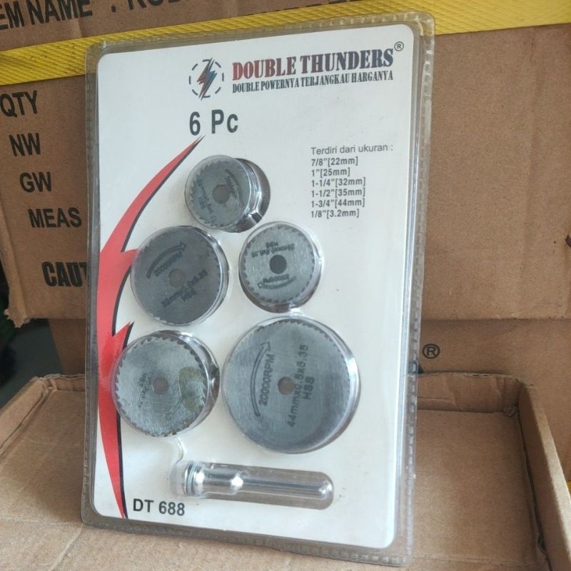 Jual Mata circle mini set DOUBLE THUNDER 6 pc Mata gergaji mini 6pc ...