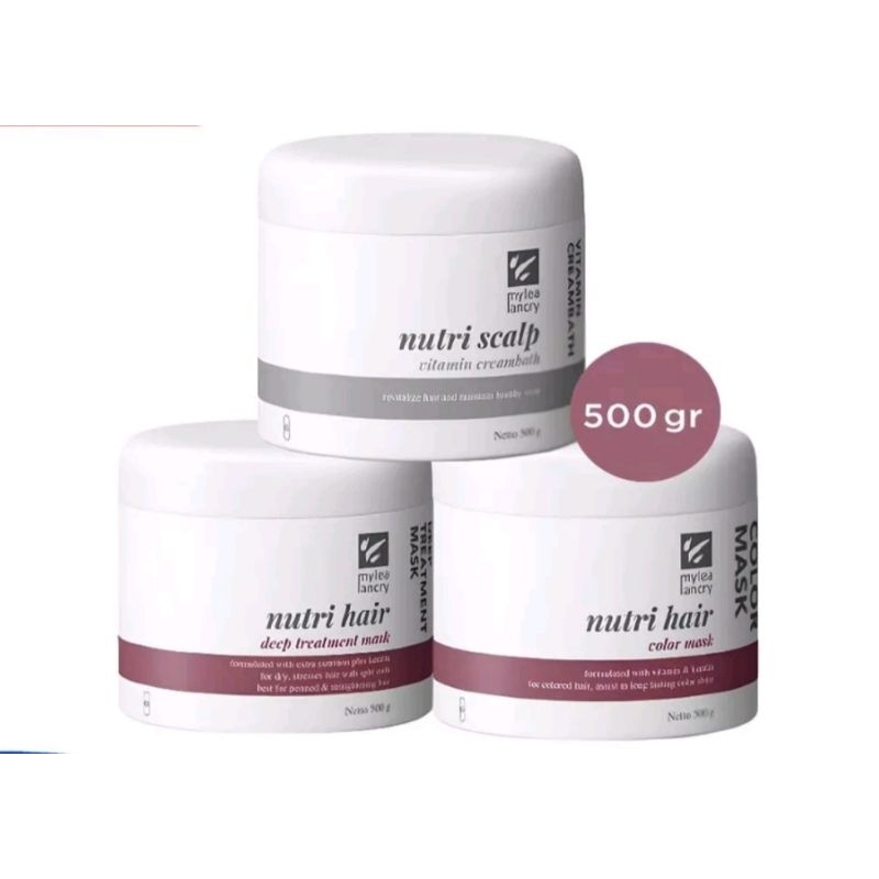 Jual MYLEA LANCRY NUTRI HAIR MASK 500GR | Shopee Indonesia