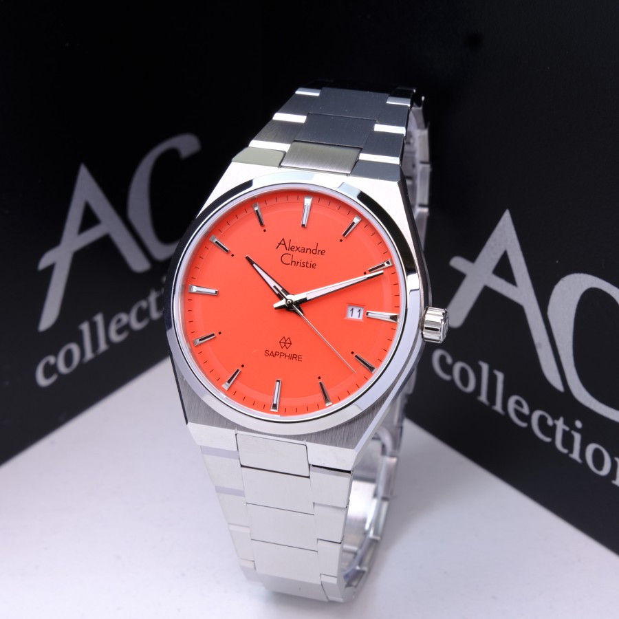 Jual Jam Tangan Pria Wanita Pasangan Alexandre Christie AC 8697 ...