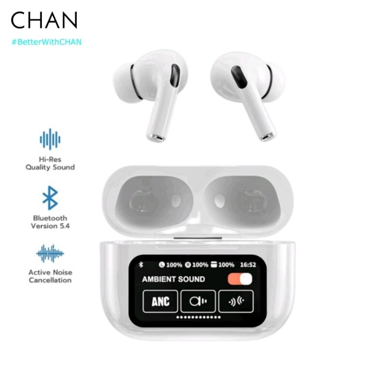 Jual CHAN A9 PRO ANC/ENC TWS Earphone Headset Bluetooth V5.4 ...