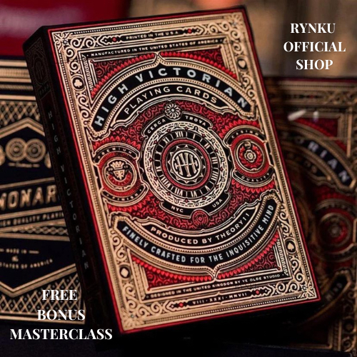 Jual KARTU REMI HIGH VICTORIAN PLAYING CARDS RED (MERAH) - MADE IN USA ...