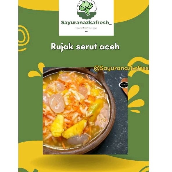 Jual Rujak serut Aceh Fresh | Shopee Indonesia