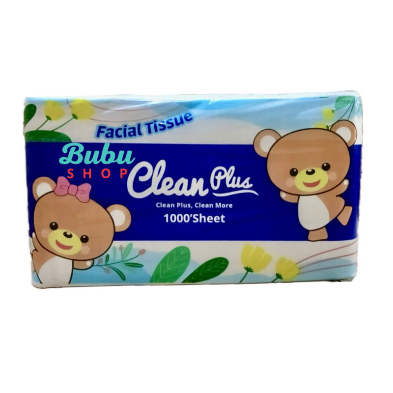 Jual Tissue Tisu kiloan facial Clean Plus 2000 + 100 HELAI 3PLY ...