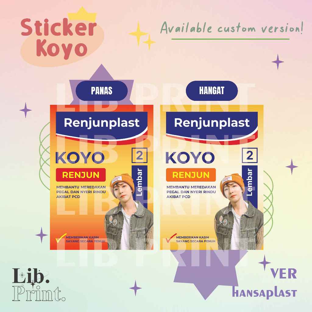 Jual STICKER HANSAPLAST KOYO CUSTOM NCT EXO NCT DREAM WAYV NCT 127 NCT ...