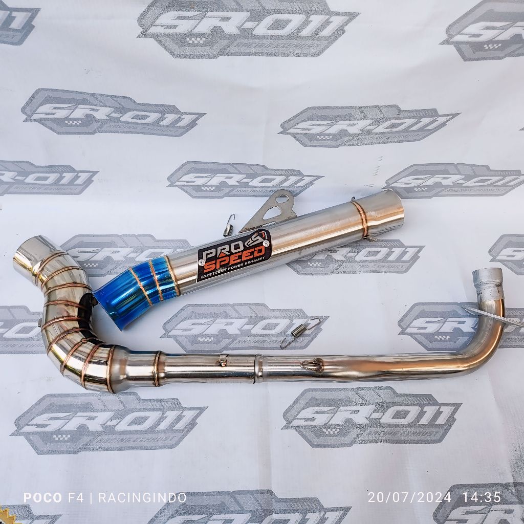 Jual BLUE TIP SUPER OPEN CANISTER PRO SPEED PROSPEED FOR HONDA WAVE 125 ...