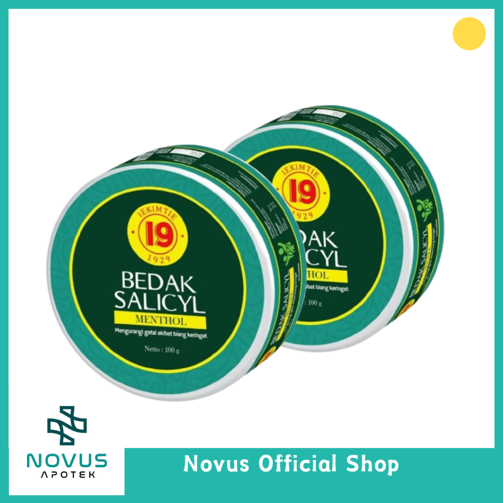 Jual 19 Bedak Salicyl Menthol Pot 100g / Bedak Gatal Mentol | Shopee ...