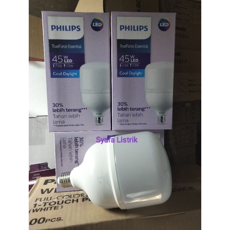 Jual Lampu LED Tforce Esensial 45 Watt E27 Putih 6500K Philips | Shopee Indonesia