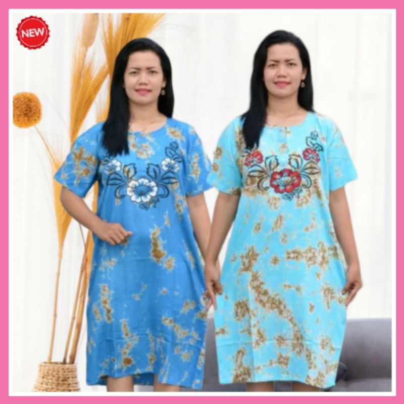 Jual Daster Bali Barong/Daster Bunga Bali/Baju Tidur Wanita Color ...
