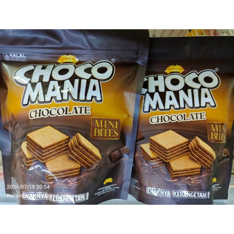 Jual ChocoMania wafer mini tramisu dan chocolate 69gr | Shopee Indonesia