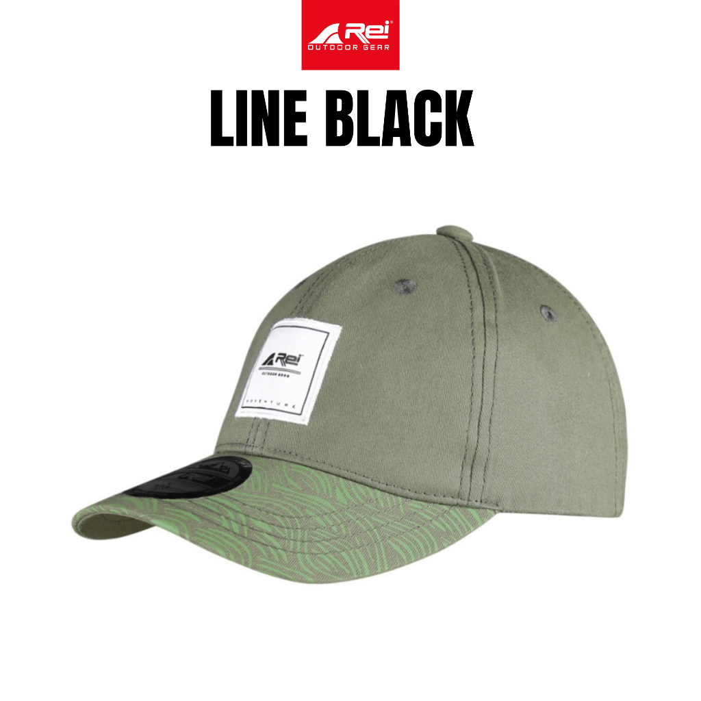 Jual Rei Topi Pria Line Black Arei Outdoorgear Topi Baseball | Shopee ...