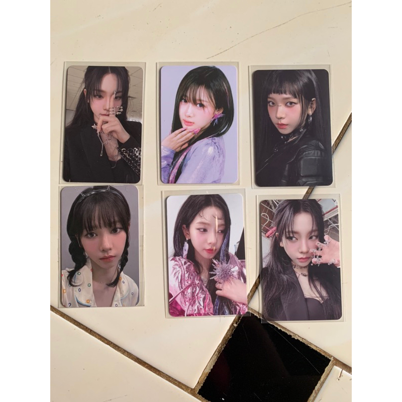 Jual photocard pc aespa armageddon poster ver pob yes24 unboxing event karina trading card tc ...