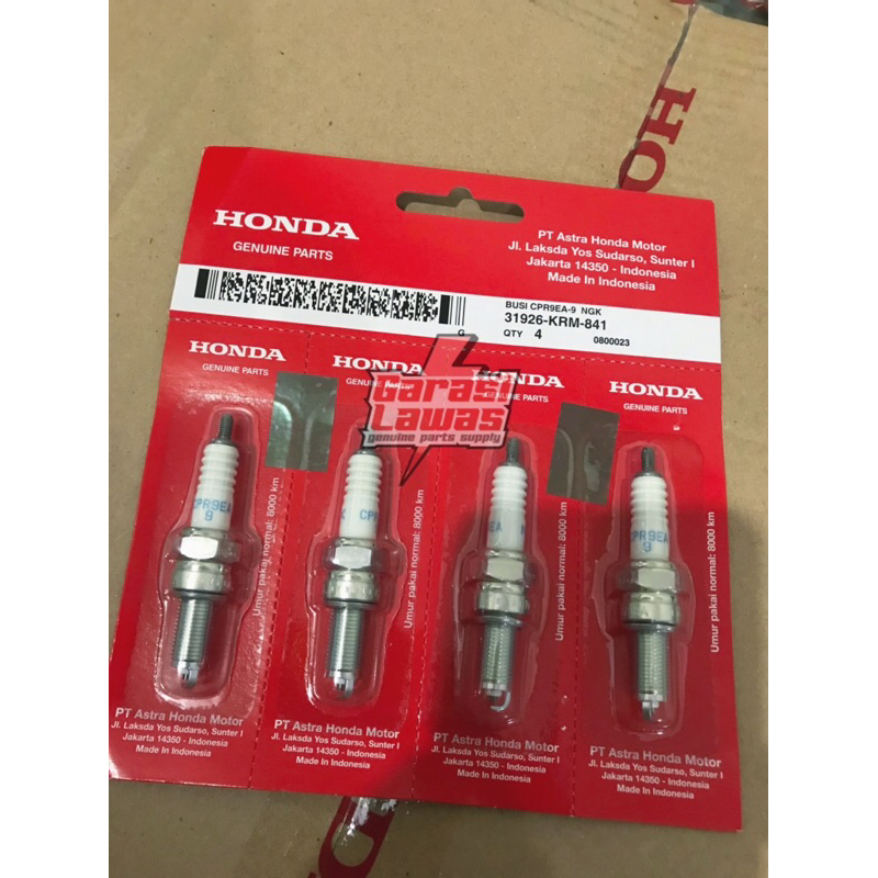 Jual 31926-KRM-841 Busi CPR9EA-9 NGK Original AHM Honda beat fi busi ...