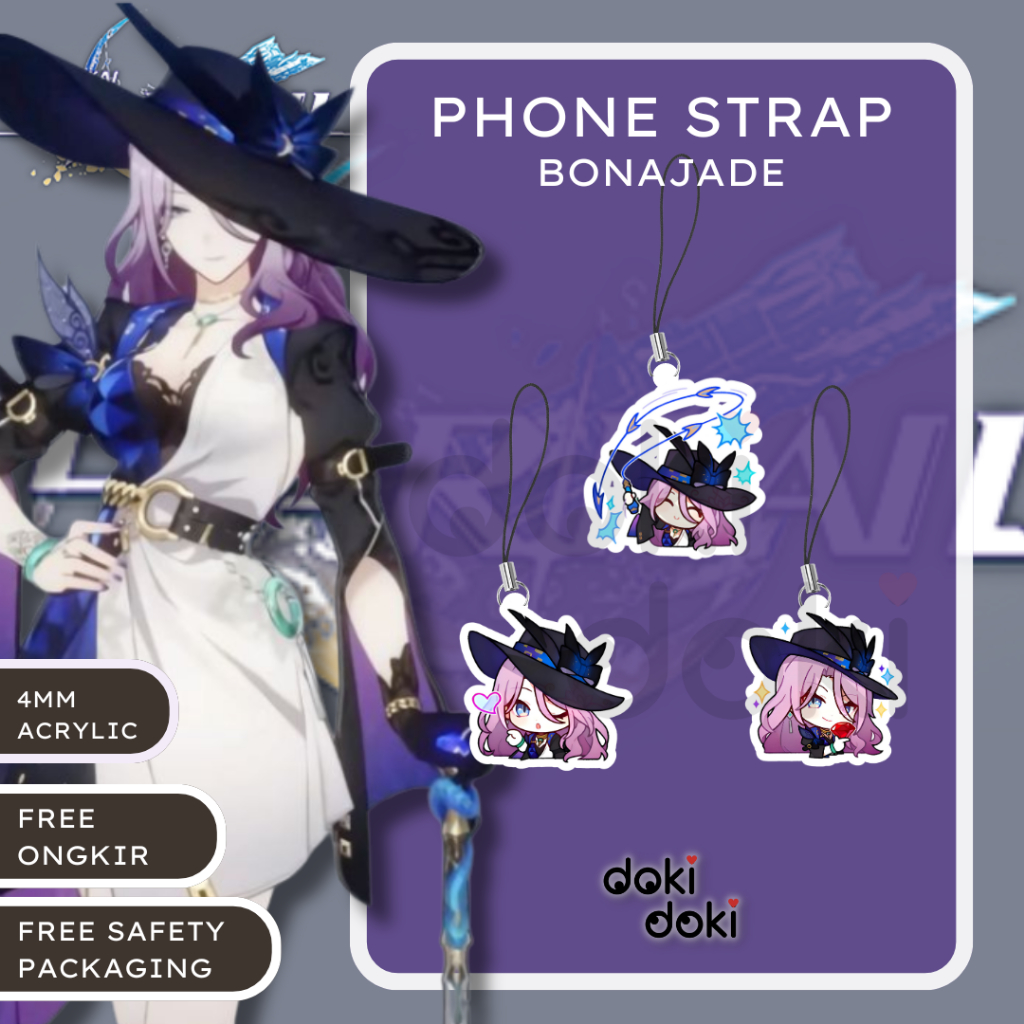Jual PHONE STRAP HP BONAJADE HONKAI STAR RAIL | Shopee Indonesia