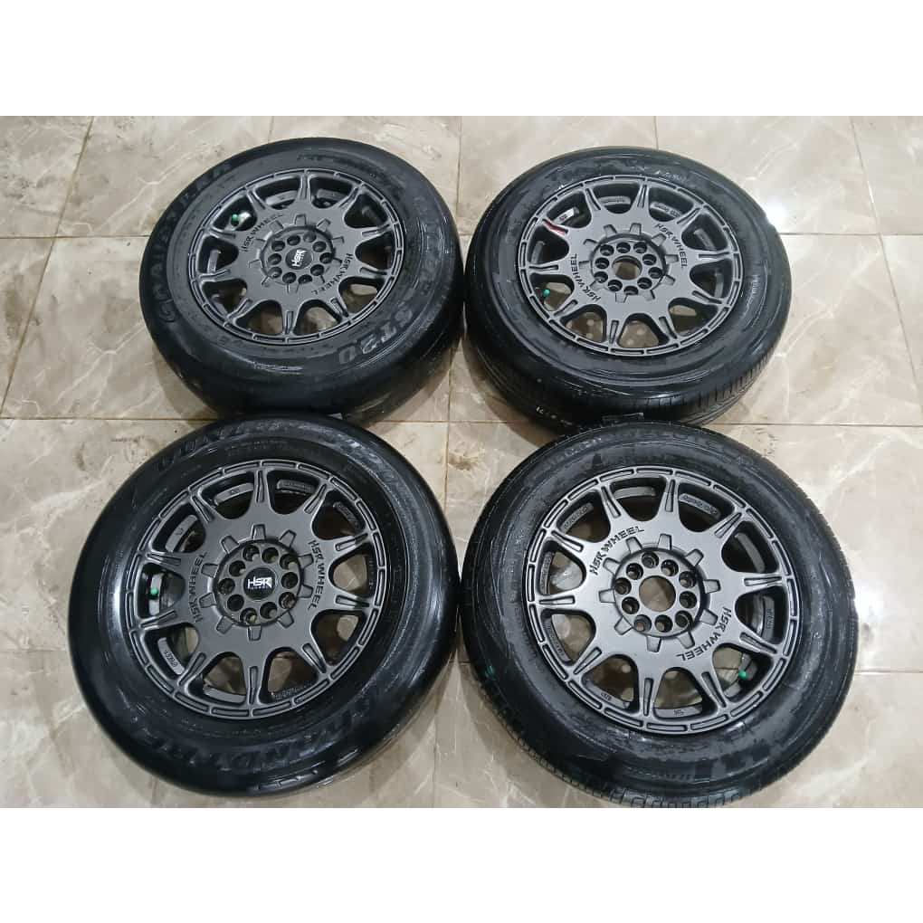 Jual Velg Mobil Bekas Racing Hsr Type Wrx Ring 16 Hole 5x100/114 seken murah berkualitas ...
