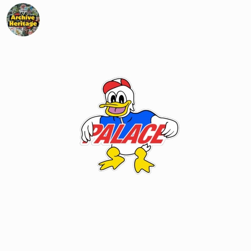 Jual sticker Rapha x Palace duck logo collaboration brand clothing ...