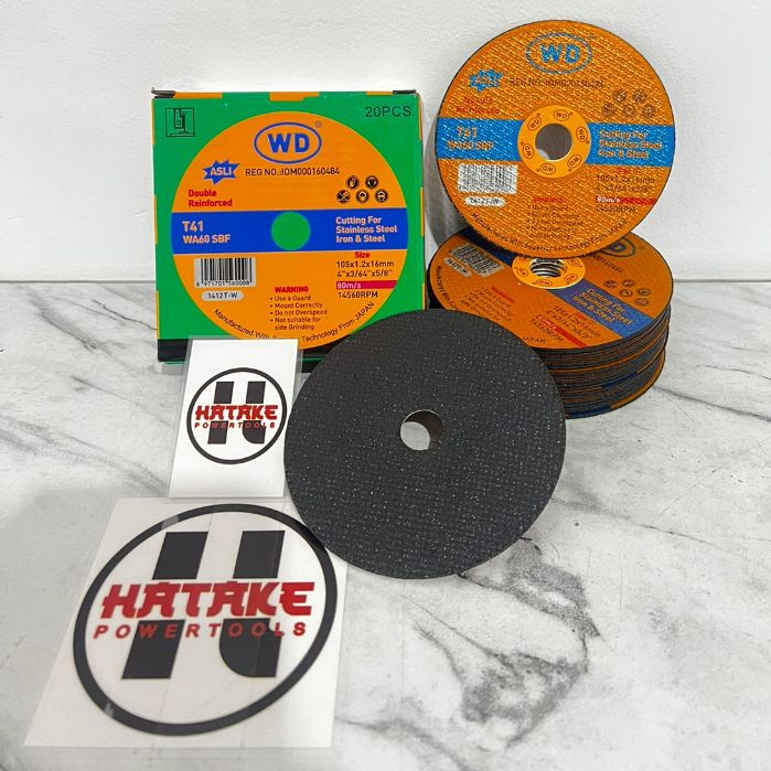 Jual WD Cutting Wheel / Batu Potong WD 4" x 1,2 mm- | Shopee Indonesia