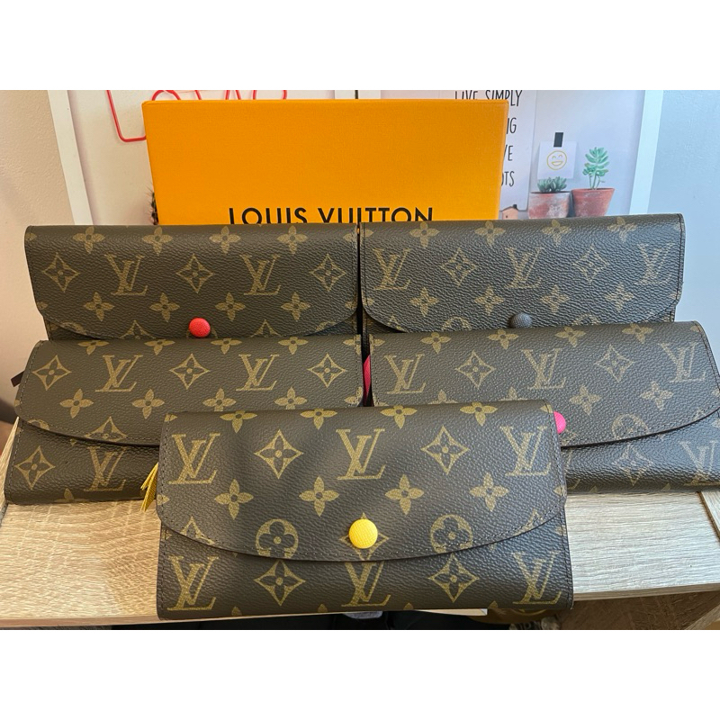 Jual 067 DOMPET WANITA PANJANG MONOGRAM BRANDED IMPORT LV + BOX ...