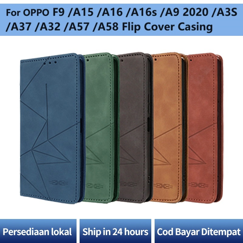 Jual For OPPO F9 /A15 /A16 /A16s /A9 2020 /A3S /A37 /A32 /A57 /A58 Flip ...