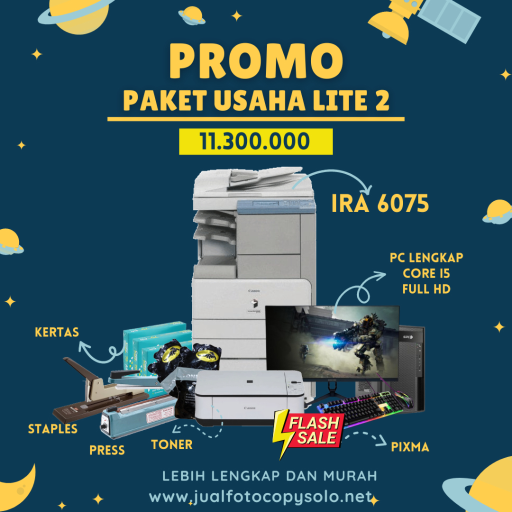 Jual PAKET USAHA FOTOCOPY LITE 2 FULL SET KOMPLIT MURAH LUAR JAWA | Shopee Indonesia