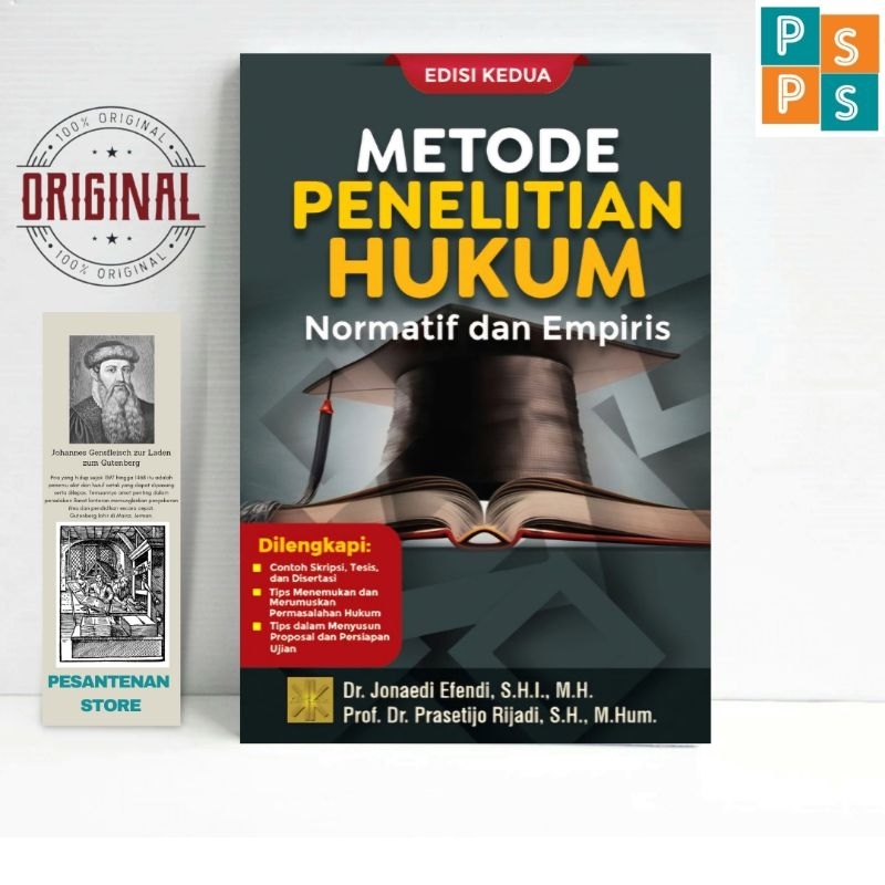 Jual Buku Metode Penelitian Hukum Normatif dan Empiris Edisi 2 Prenada ...