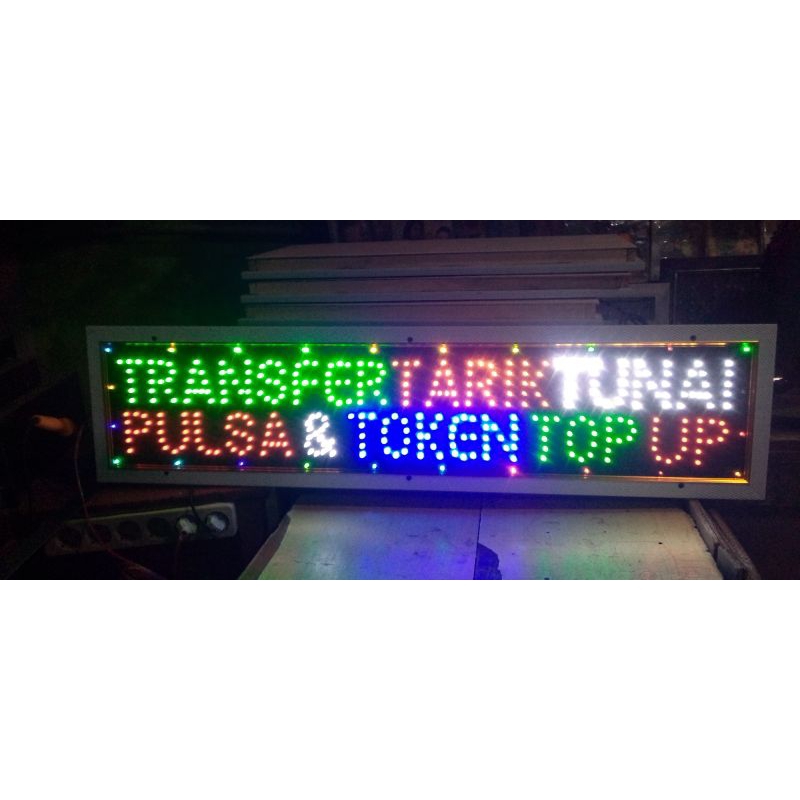 Jual Lampu tulisan TRANSFER TARIK TUNAI PULSA & TOKEN TOP UP | Shopee ...