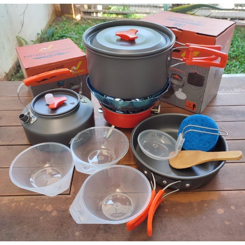 Jual Tendaki paket alat masak cooking set nesting outdoor TC 311 DS 308 ...