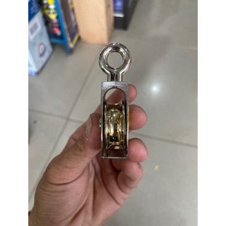 Jual Katrol Chrome Stainles uk 1-1/2/kerekan burung/kerekan mini uk 1-1 ...