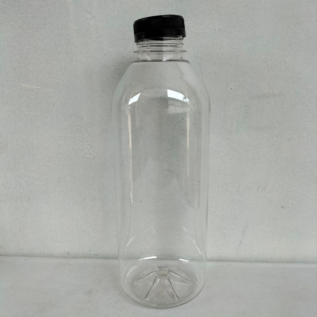 Jual (MIN ORDER 1 BAL) BOTOL KALE 1 LITER / BOTOL BOBA 1 LITER + TUTUP ...