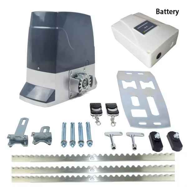 Jual Automatic Sliding Gate 1500-2000-3000 DC With BackUp Battery Mesin ...