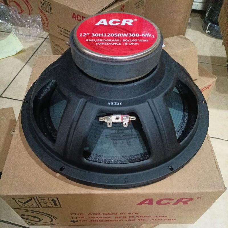 Jual SPEAKER ACR 12" WOOFER ACR PRO 30H120SRW38B-Mk1 ACR PRO | Shopee ...