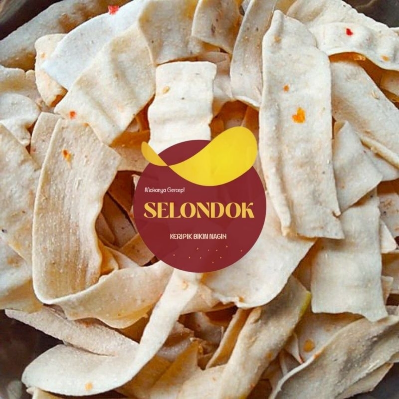 Jual Keripik Selondok Original Asin Gurih 100gr Cemilan Murah | Shopee Indonesia