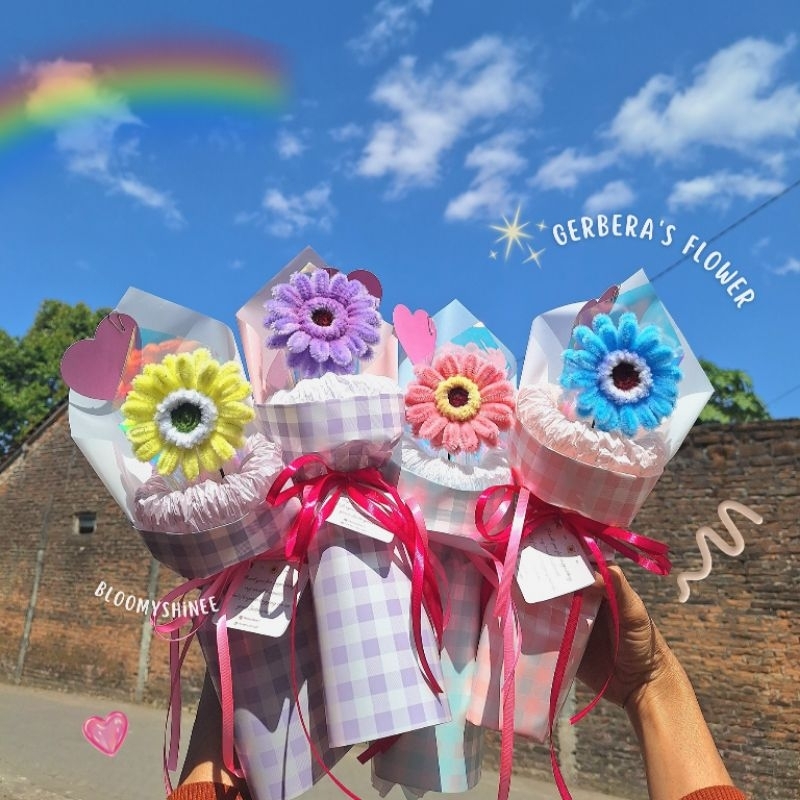 Jual Gerbera Single Flower Buket Single Flower | Shopee Indonesia