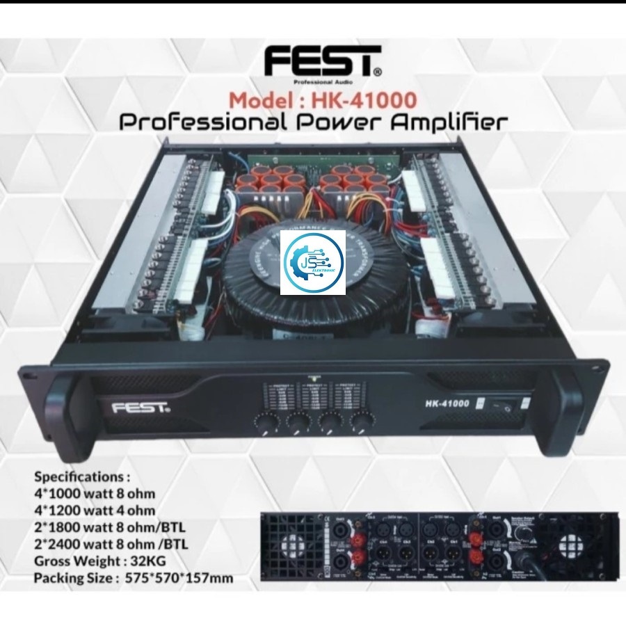 Jual POWER AMPLIFIER HK41000 4CH 4X1000 WATT HK 41000 GARANSI 1 TAHUN ORIGINAL | Shopee Indonesia