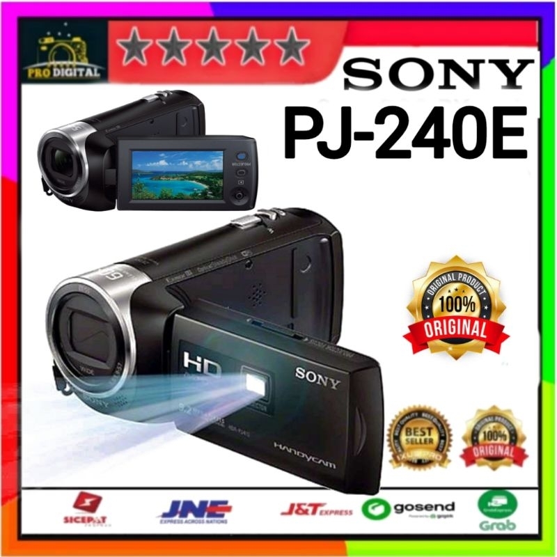 Jual Handycam Sony HDR PJ 240E Garansi 1 Tahun Original | Shopee Indonesia
