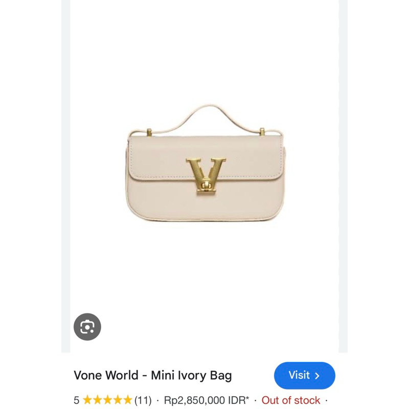 Jual VONE WORLD x Sarsof - mini ivory bag (Vone Officiel) | Shopee ...