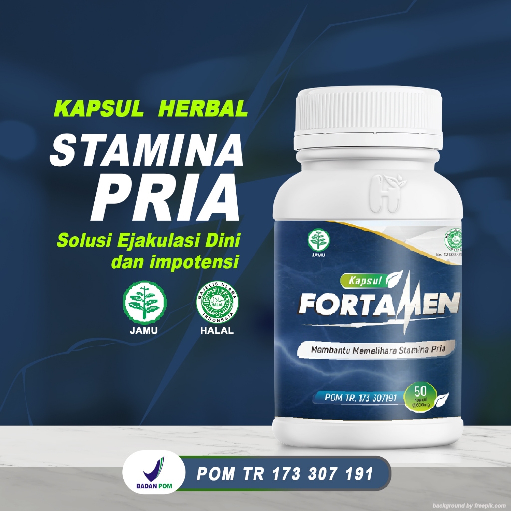 Jual fortamen Obat herbal kuat pria tahan lama stamina | Shopee Indonesia