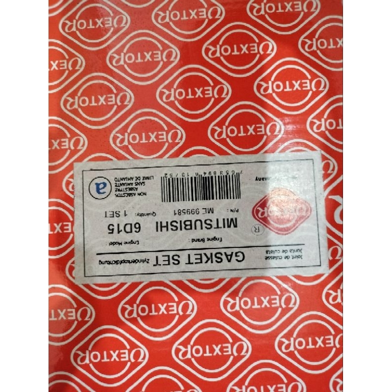 Jual Gasket Packing Paking Cylinder Head Deksel 6D14 6D15 6D16 RF8 HO7D ...