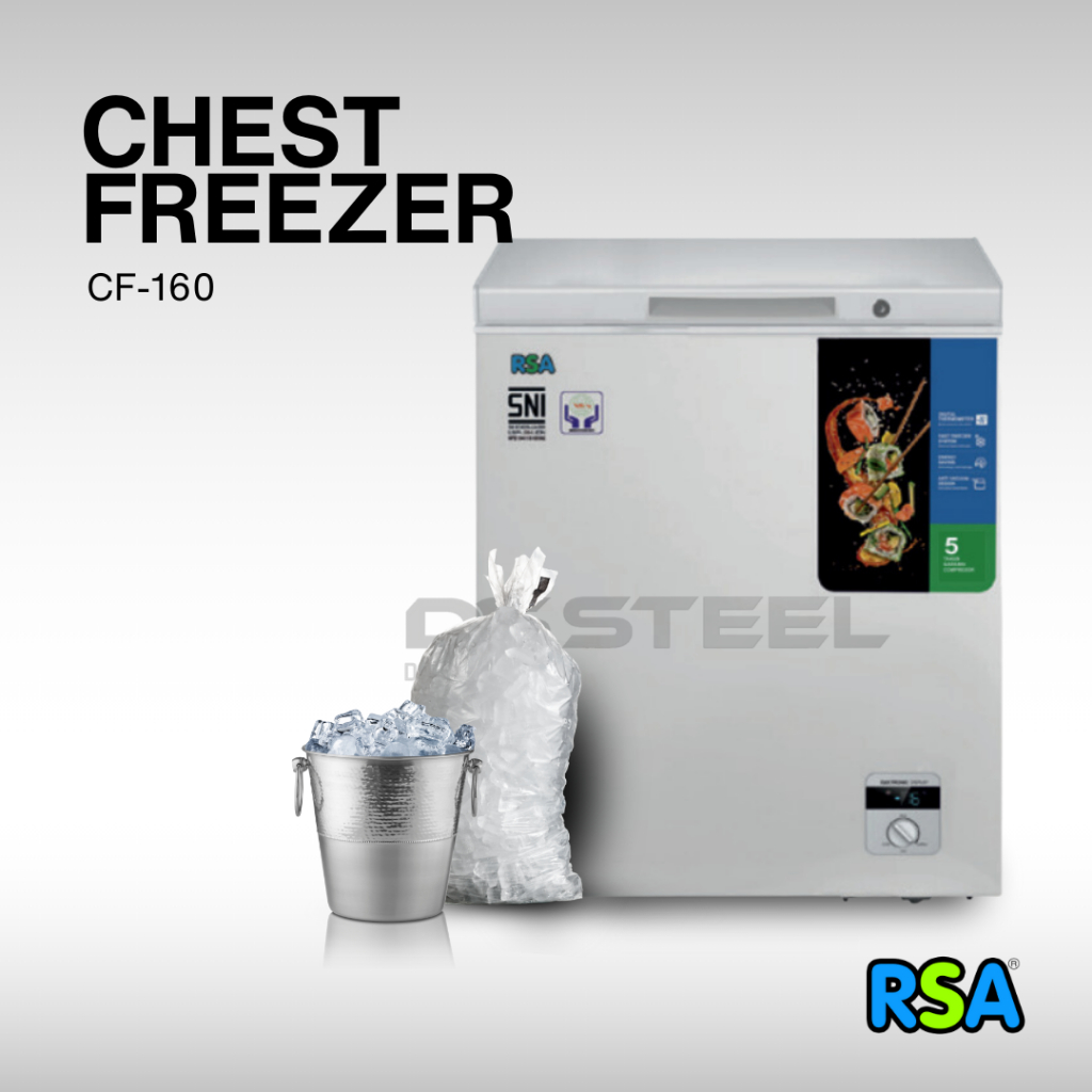 Jual RSA Chest Freezer CF-160/Freezer Box 144 Liter / Freezer CF 160 ...
