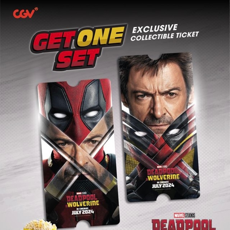 Jual Deadpool & Wolverine x CGV Official Collectible Ticket Set ...