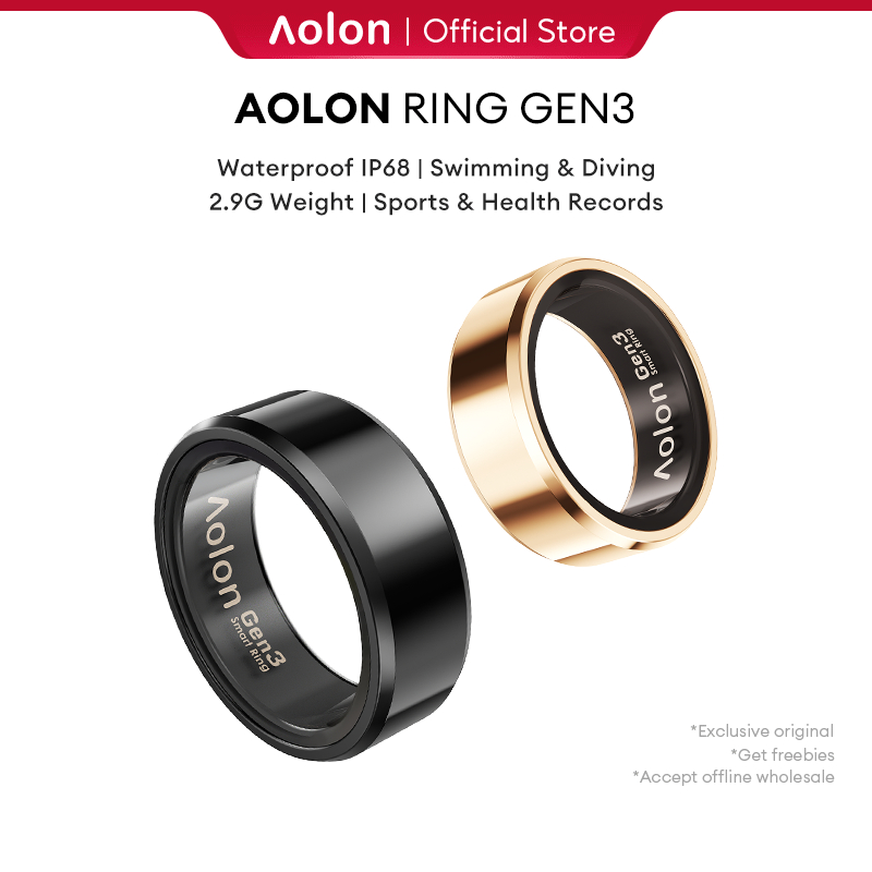 Jual Aolon Ring Gen3 Smart Ring Heart Rate & Blood Oxygen Monitoring ...