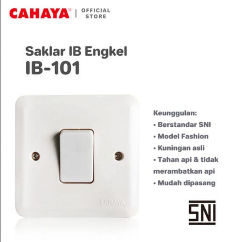 Jual IB Saklar Engkel Cahaya SC 101 aklar lampu sakelar harga ...