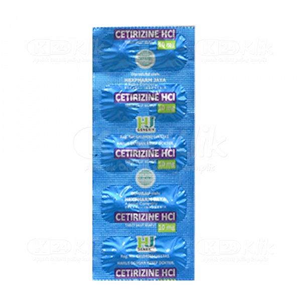 Jual Cetirizine Hcl 10Mg 1 Strip 10 Tablet Ogb | Shopee Indonesia