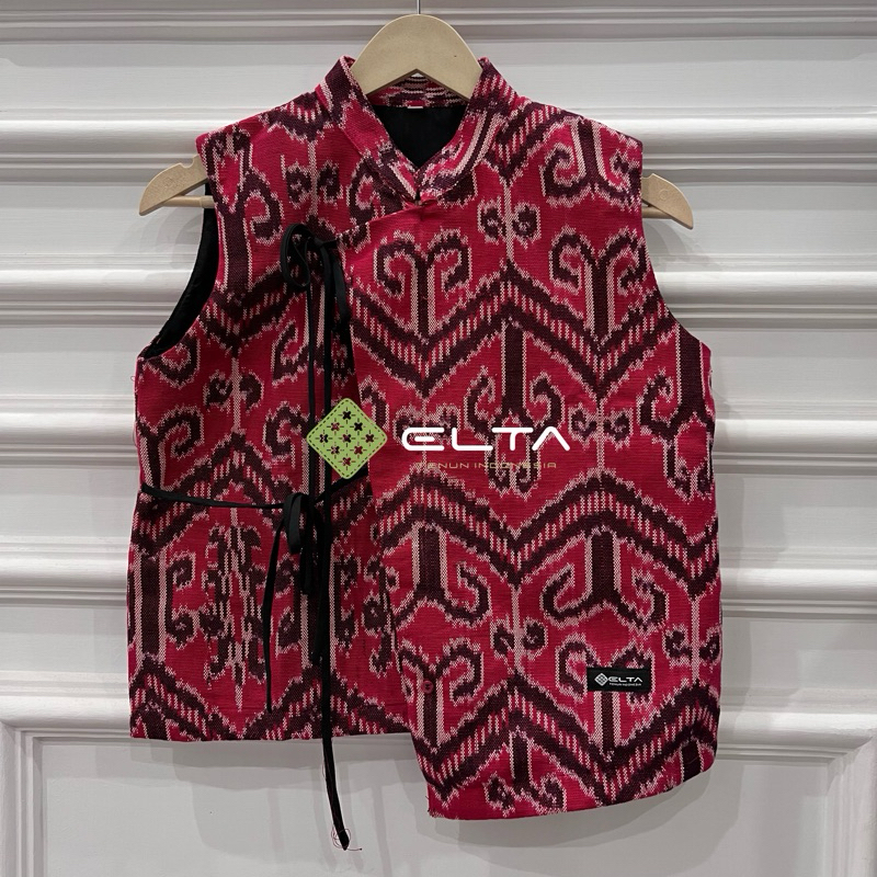 Jual vest rompi pua kumbu motif sarawak dayak kalimantan baju adat ...
