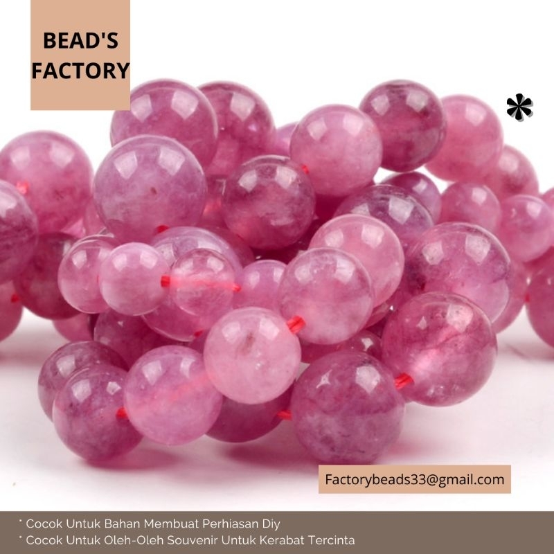 Jual Manik Batu Pink Turmaline Round Pink Polos Bulat 6-10mm | Shopee ...