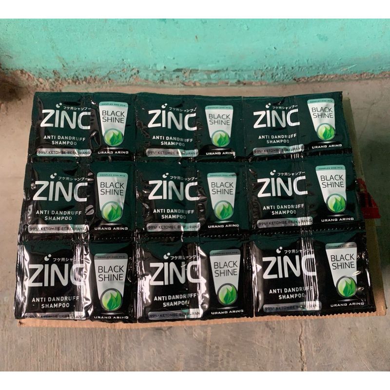 Jual Sampo zinc 1 renceng 12 pcs 24 sachet | Shopee Indonesia