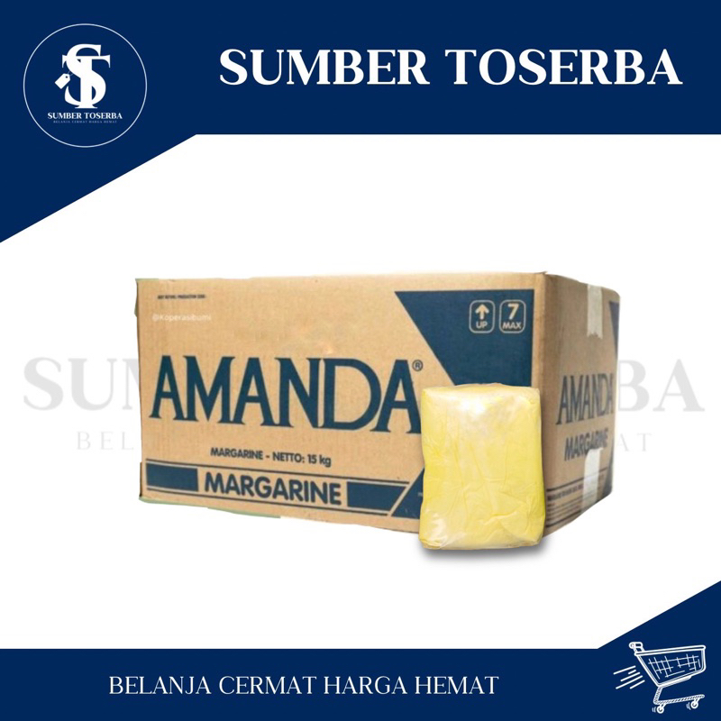 Jual 1Kg Margarin Amanda Kemasan Repack 250gr/500gr/1kg | Shopee Indonesia