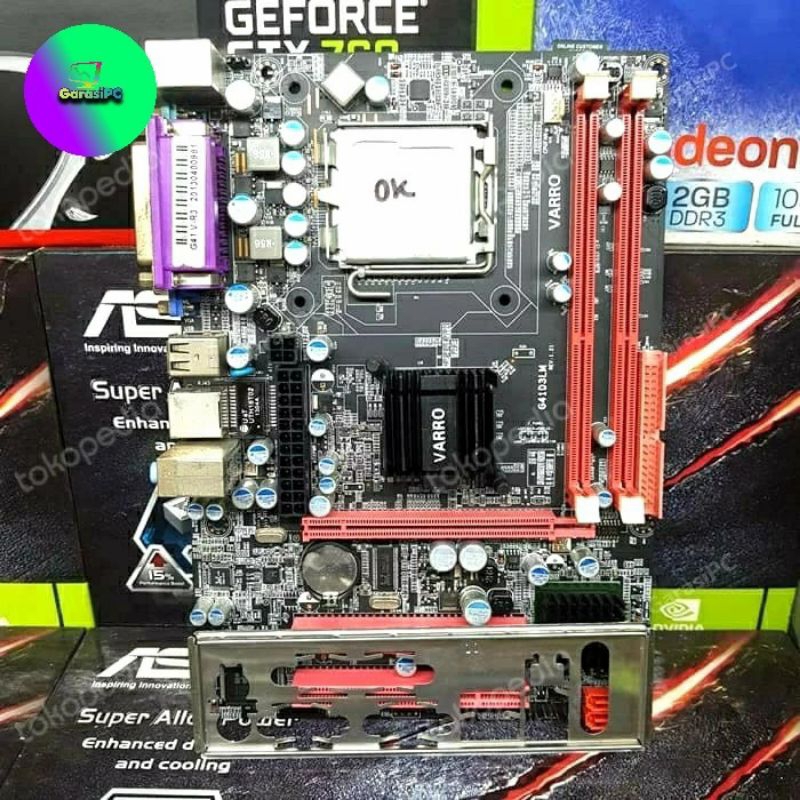 Jual Motherboard Intel G41 Xtreme Savio Cardex Amptron Varro Socket LGA 775 DDr3 | Shopee Indonesia